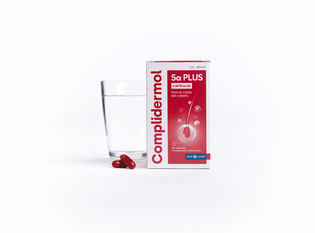 Complidermol® 5 Alfa PLUS Cápsulas | Para la caída del cabello